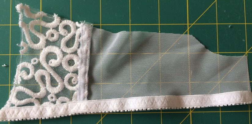 White Lace Bra – Partial Band Pin-up Girls Bra – Jolirose